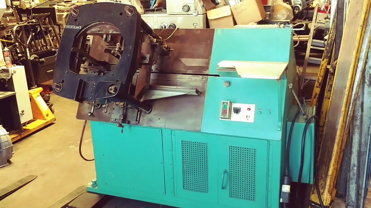 PMC 11" DIECUTTER, HIGH DIE DIECUTTER, Model J. Super Heavy Duty - YouTube