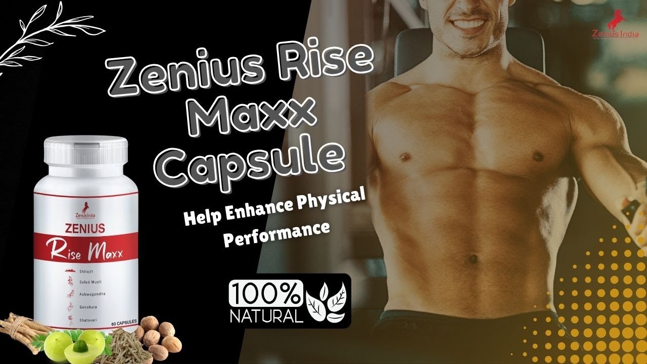 Zenius Rise Maxx Capsule - Men Stamina Booster Capsules | 100% safe and ...