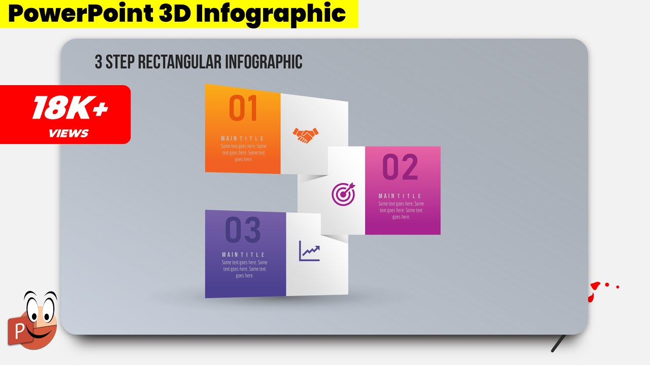 29.PowerPoint Isometric Slide | 3 Option Design | Graphic Design | Free ...