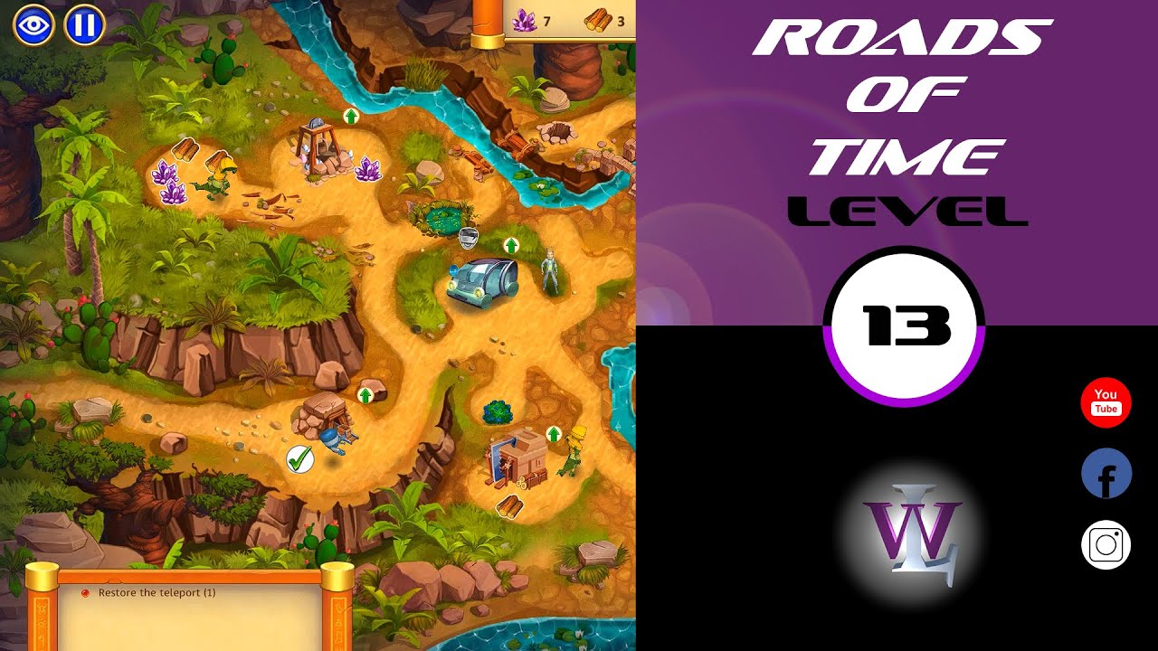 Roads of Time - Level 13 walkthrough - YouTube