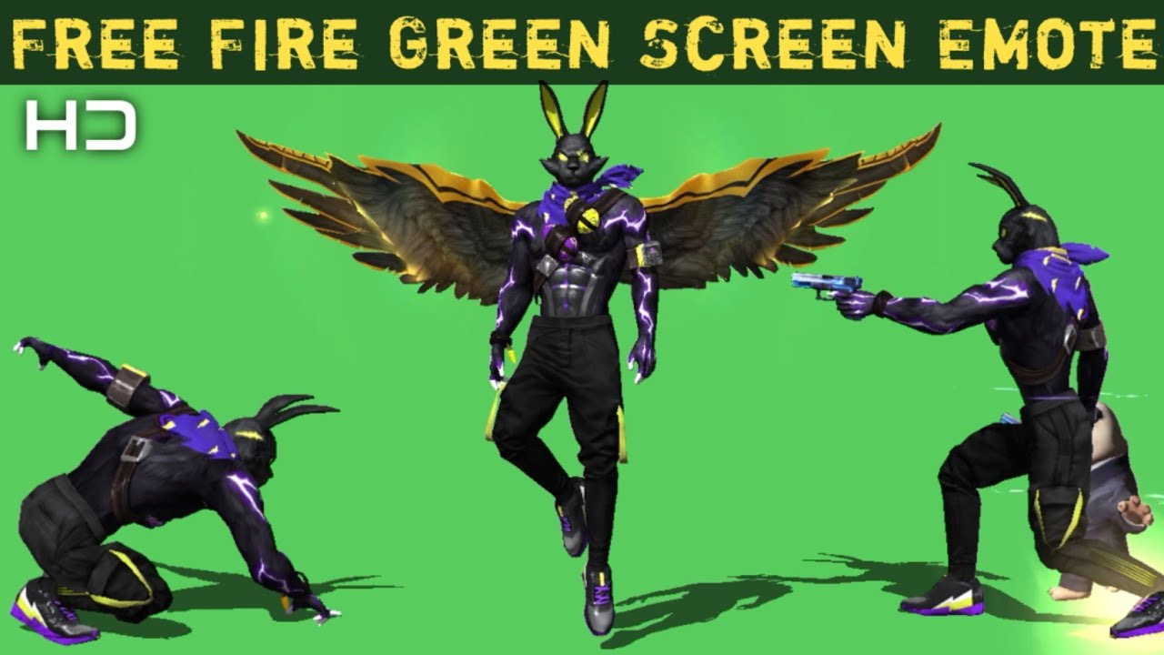 Free Fire Ob40 Green Screen Emote | FF GREEN SCREEN VIDEO No Copyright ...