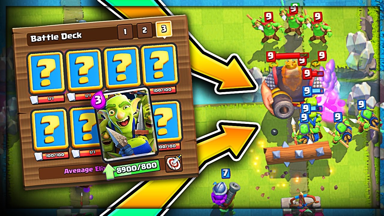 I LOVE THE GOBLIN GANG • Clash Royale GANG DECK - YouTube