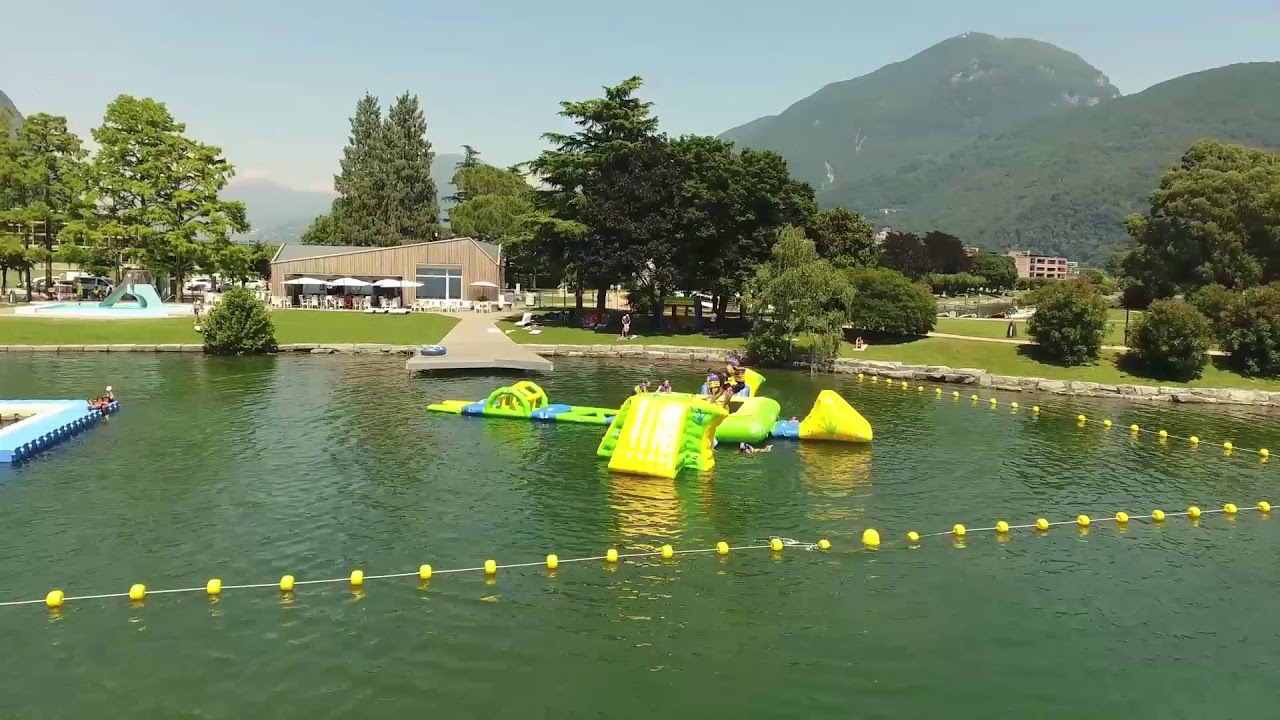 Il lido comunale di Melide - YouTube