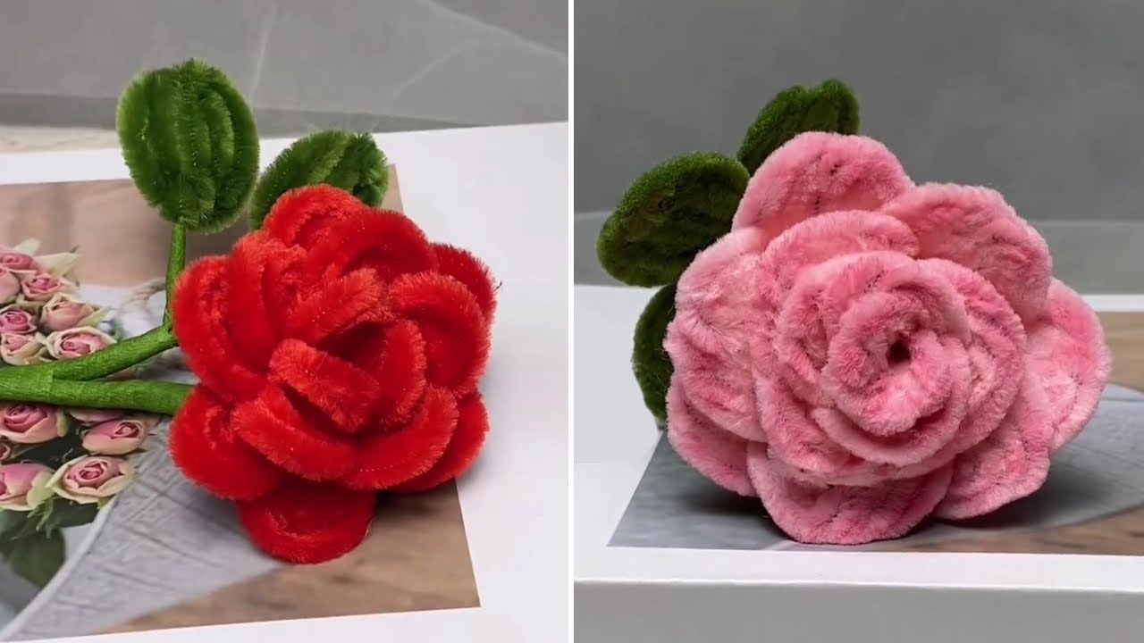 DIY Pipe Cleaner Flowers Creative Floral Crafts Tutorial - YouTube