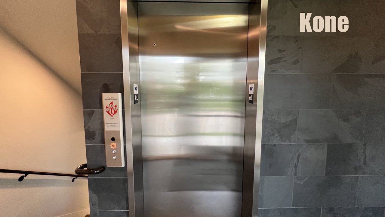 Kone Traction Elevator at the Madison in Kirkwood, MO - YouTube