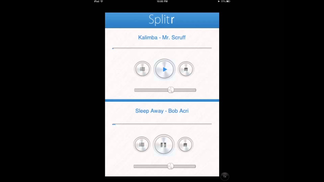 Splitr for iPhone Review: Listen to 2 Songs At the Same Time - YouTube