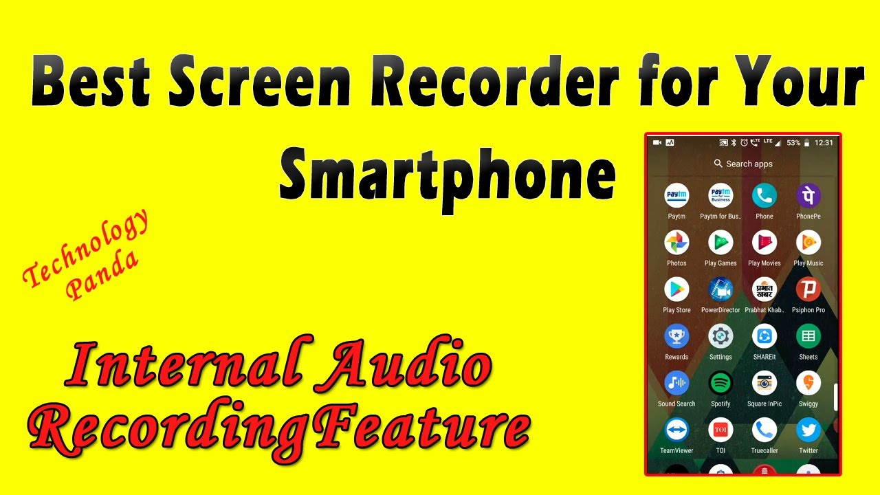Best Screen Recorder for your Smartphone || Easy to Use || Technology ...