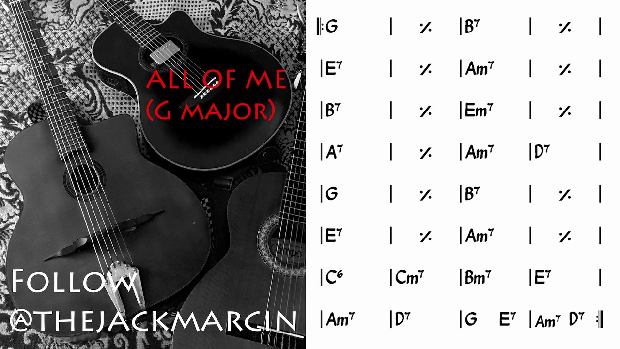 All of me backing track G Major (150 BPM) - Swing Backing Track - YouTube