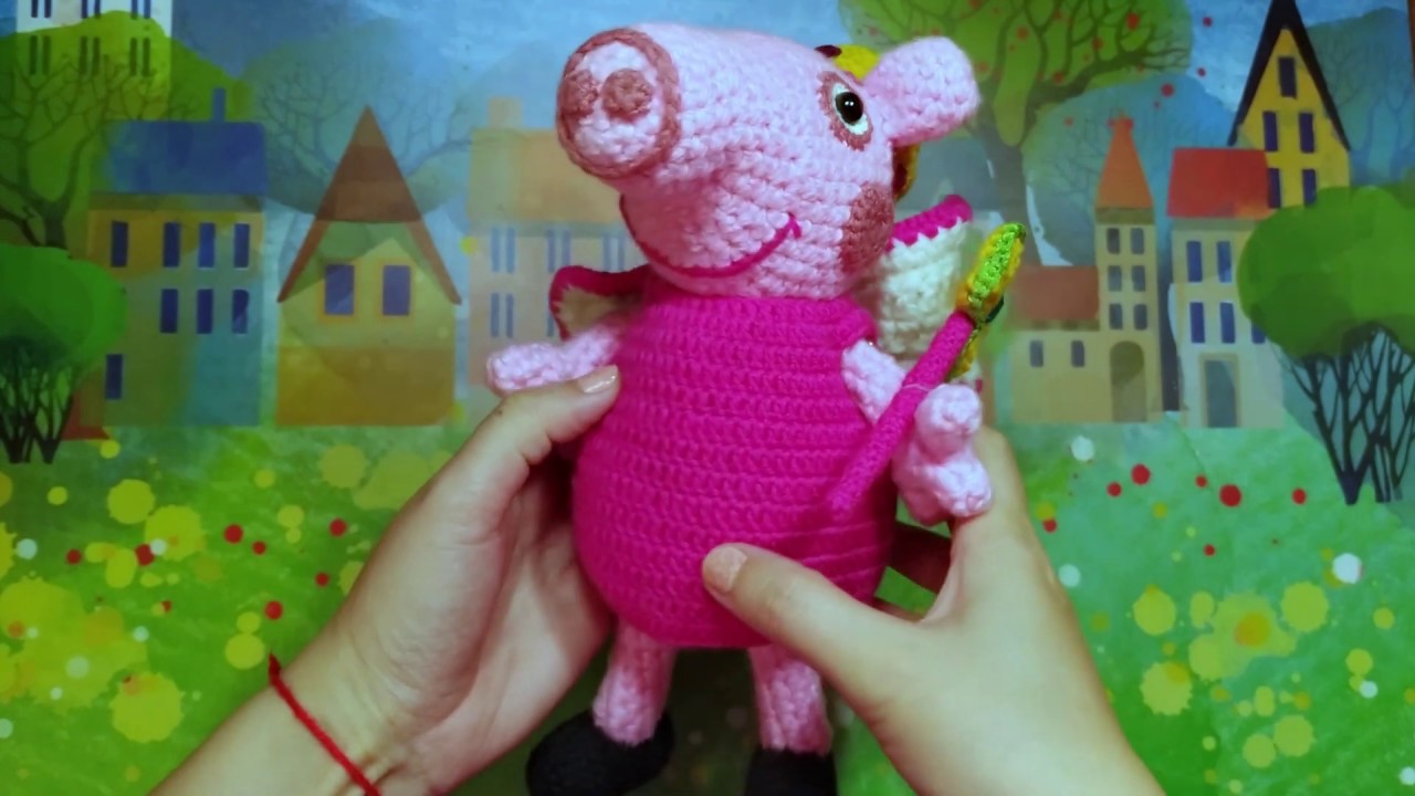 Knitting Peppa pig - YouTube