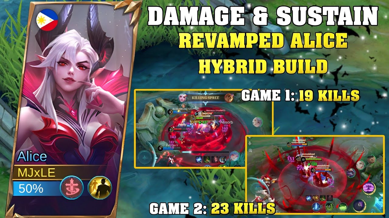 Want DAMAGE and SUSTAIN? Try Revamped Alice with a HYBRID BUILD!, Alice ...