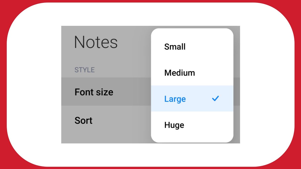 How to Change Fonte Size Notes pad In Redmi Mobile - YouTube