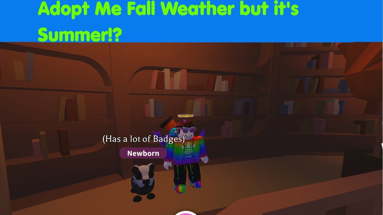 Adopt Me added a Fall Weather in Summer? - YouTube