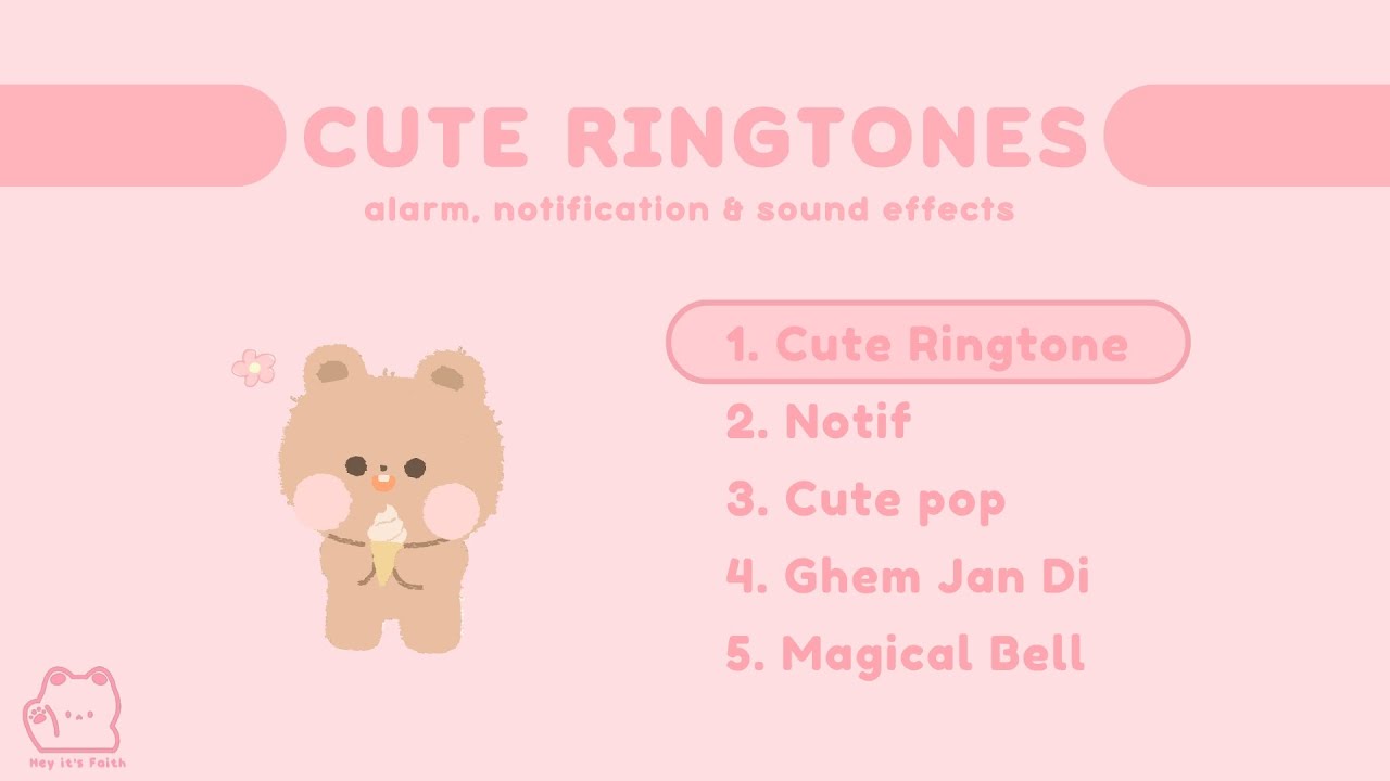 CUTE RINGTONES, ALARM & NOTIFICATION SOUNDS (free) with download link ...