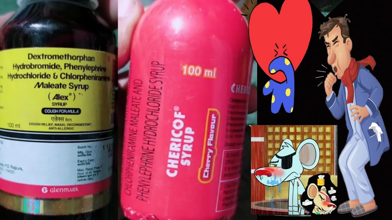 Alex syp / Chericof syp = Rx_ dextromethorphan , Phenylephrine ...