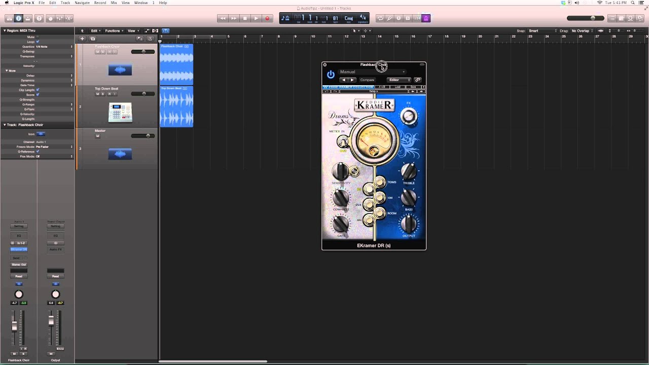 139 Waves EKramer DR In Logic Pro - YouTube