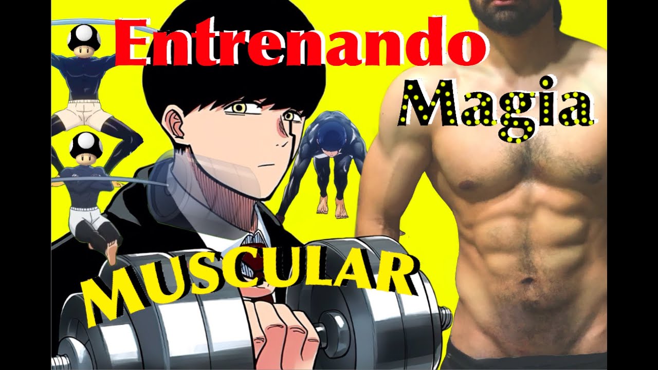 💪🏼Rutina de Mashle 🧙Magia muscular 👊🏽 OP 2 Mashle de fondo 😂 - YouTube