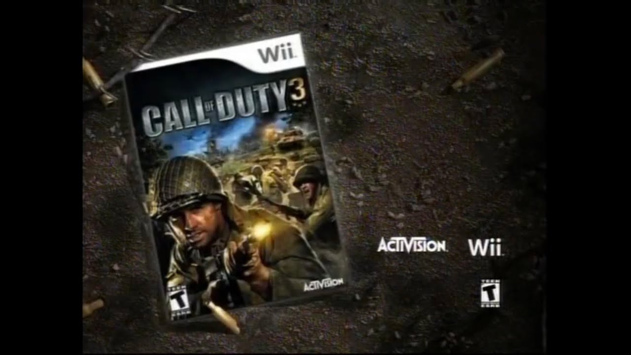 "Call of Duty 3" for Nintendo Wii commercial spot (2006) - YouTube