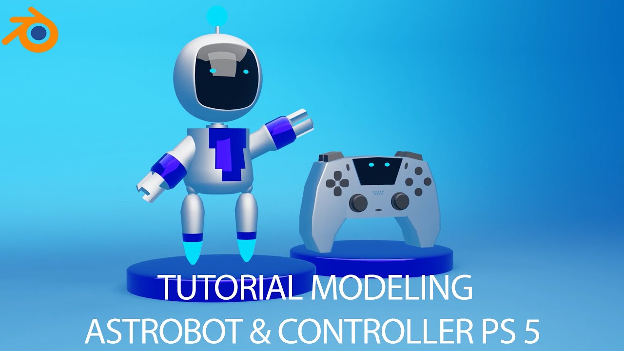 How to make Astrobot and Controller PS 5 in Blender? - YouTube