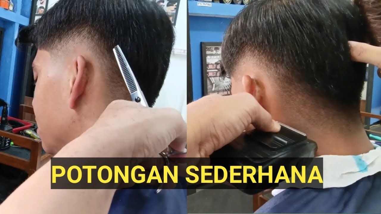 CARA MENCUKUR RAMBUT SEDERHANA BAGIAN SAMPING MUDAH - YouTube