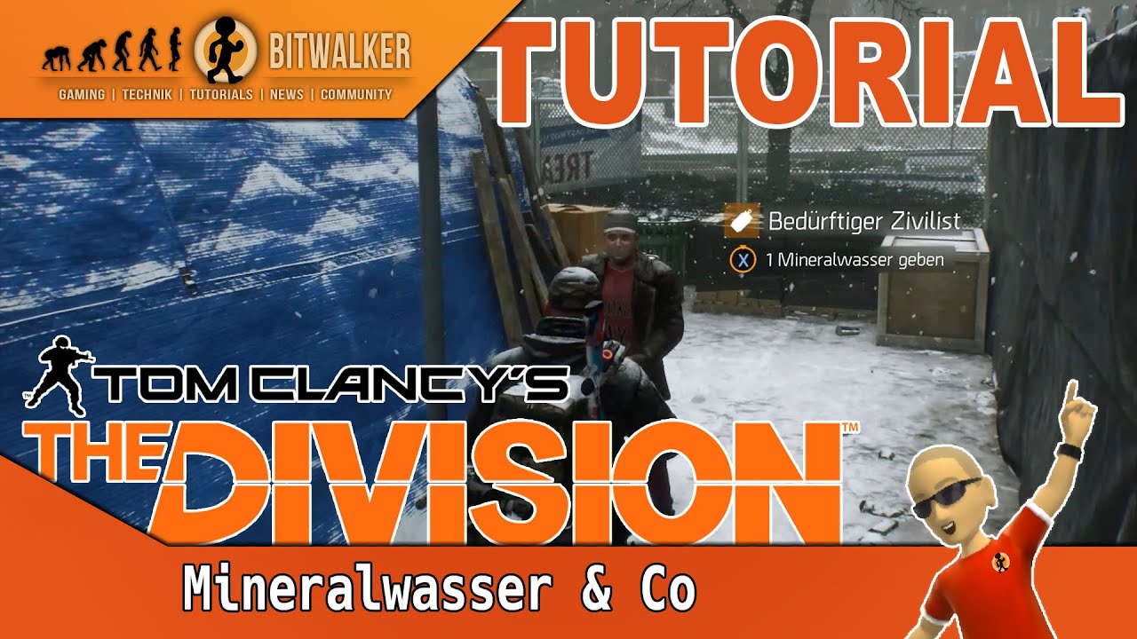 THE DIVISION TUTORIAL Mineralwasser Müsliriegel & Co | GER - YouTube