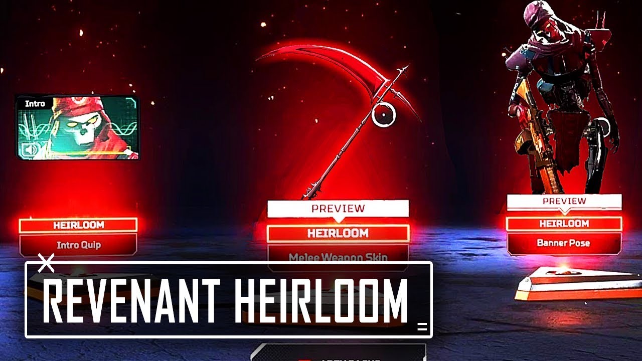 ALL REVENANT HEIRLOOM ANIMATIONS LEAK - YouTube