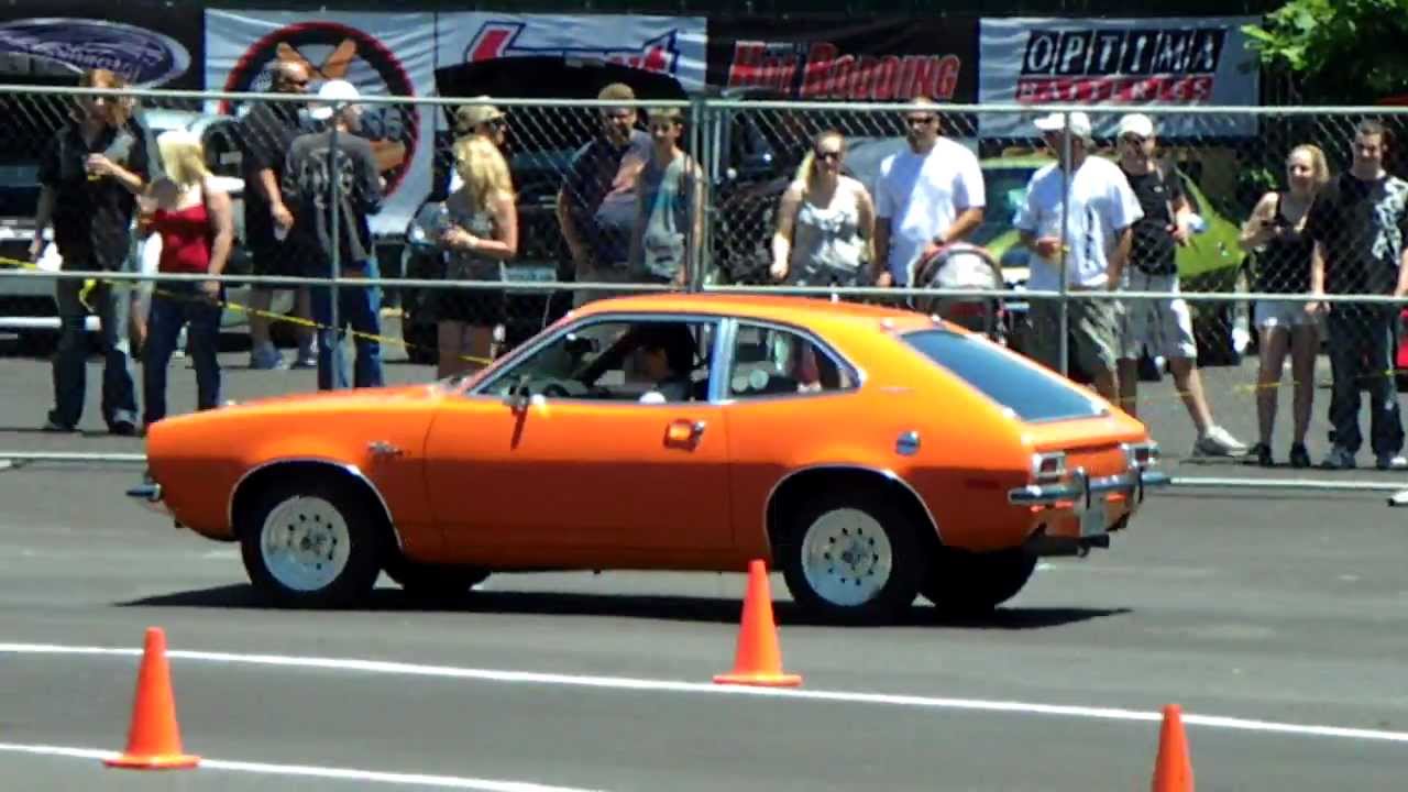 Ford Pinto Autocross Run 1 - YouTube