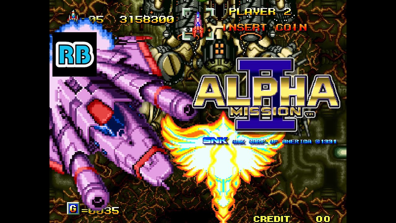 1991 [60fps] Alpha Mission II 3439000pts Nomiss ALL - YouTube