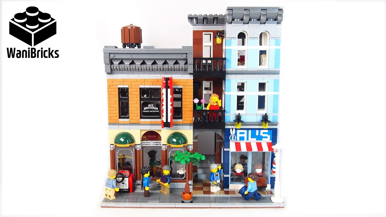 LEGO Creator Modular 10246 Detective's Office - Lego Speed Build - YouTube