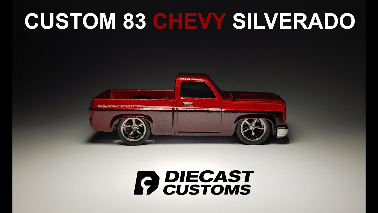 Custom Hotwheels 83 Chevy Silverado Truck - YouTube