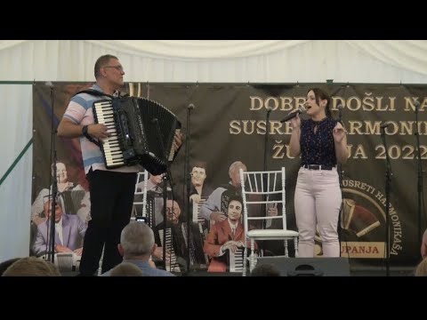 Andrea Kadić & Maestro Bane Vasić 6.susret harmonikaša Županja 2022.god ...