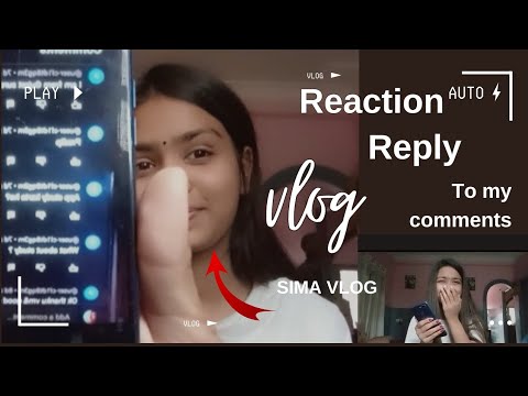 My Reaction while reading my comments 🤯/reaction and replied 😧 ...