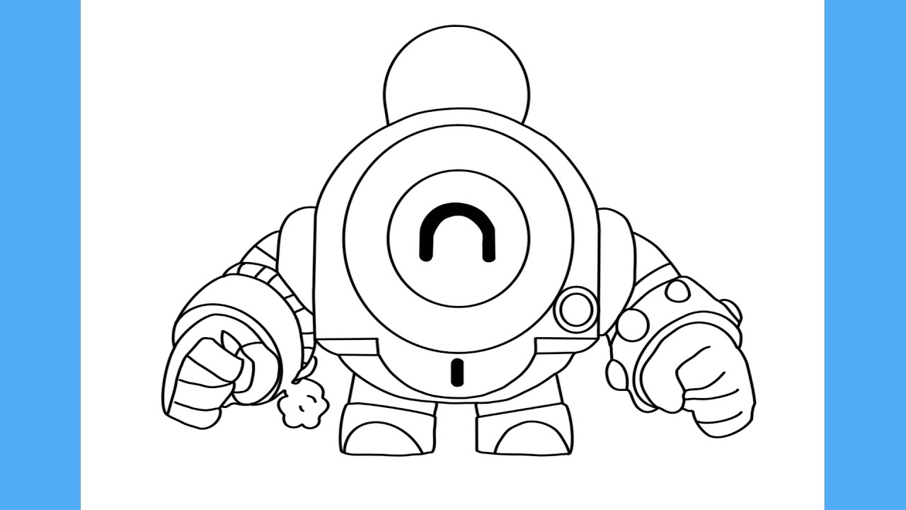 HOW TO DRAW NANI - BRAWL STARS - YouTube