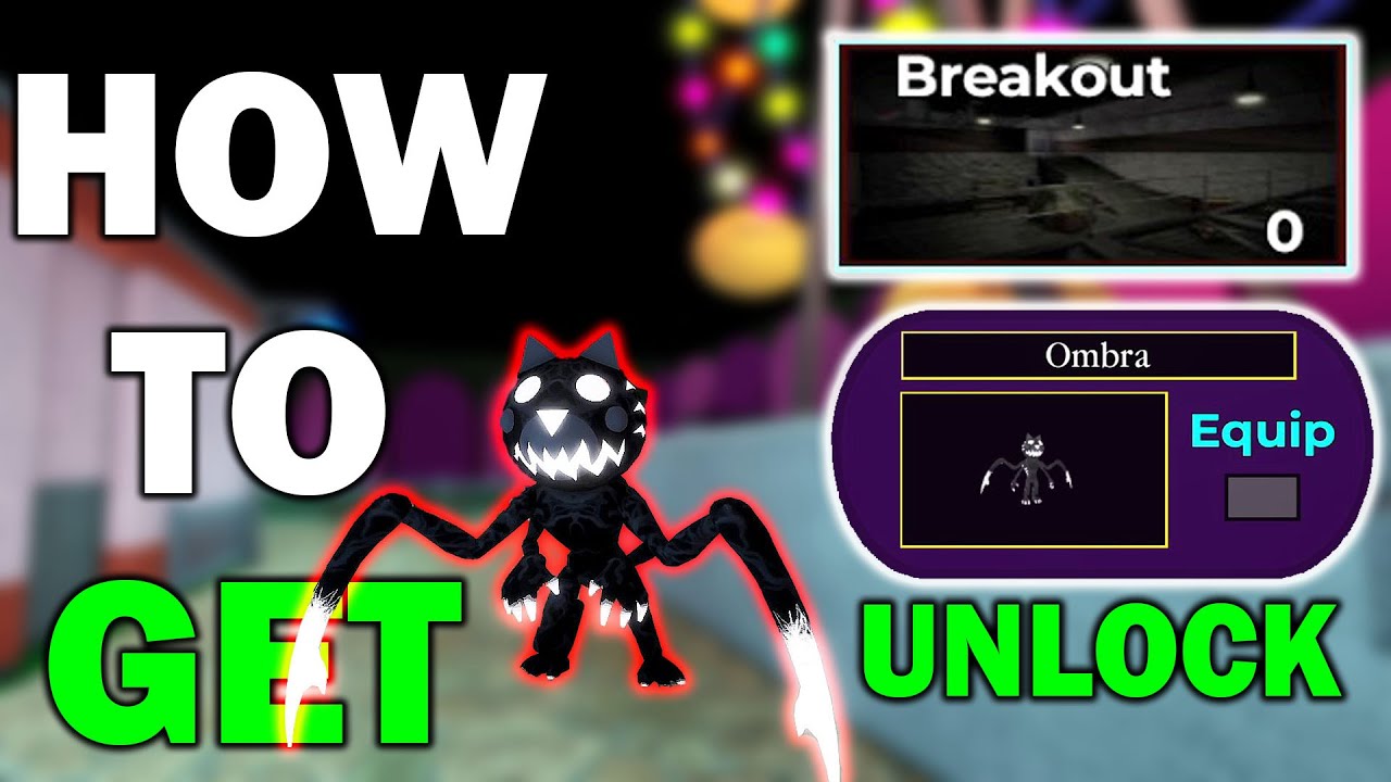 How To Get Ombra Skin, in Roblox Piggy Breakout Map - YouTube