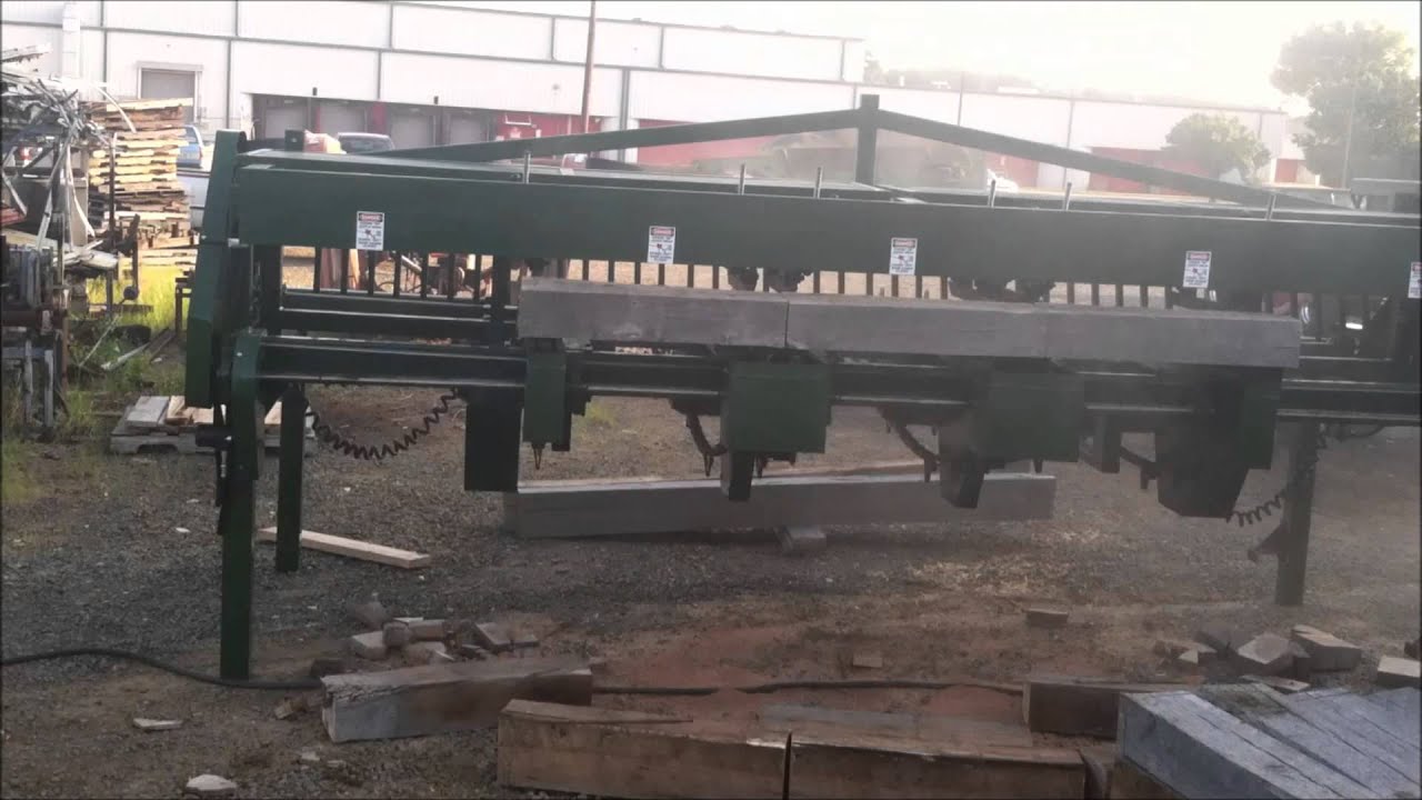 Sawmill Supplies and Equipment Trim Saw - YouTube