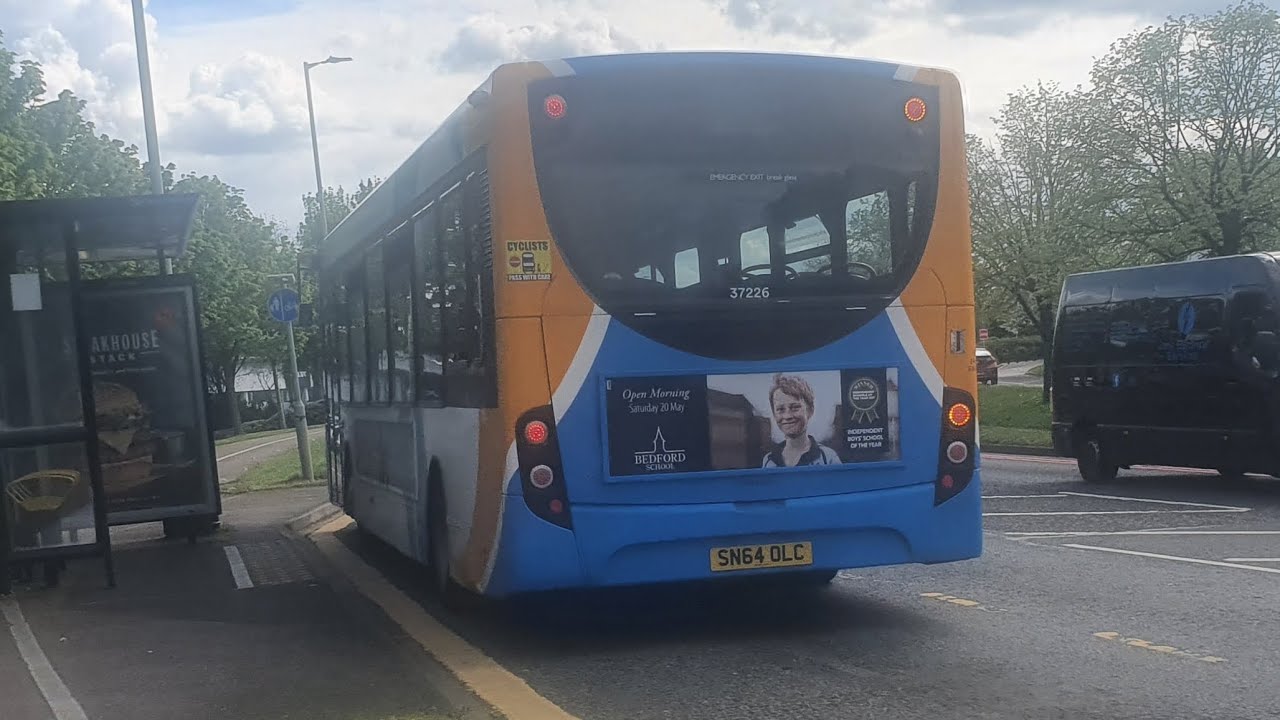 Brilliant sounding Enviro 200 Stagecoach East 37226 ADL Enviro 200 E20D ...