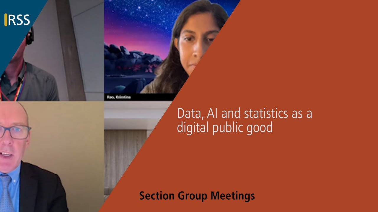 Data, AI and statistics for the public good - YouTube