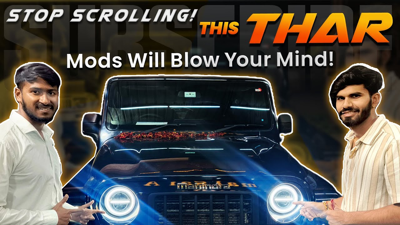 Ultimate Mahindra Thar Upgrade | Custom Headlamps, Tail Lamps & Premium ...