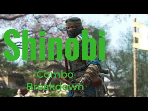 For Honor - Shinobi/Ninja (Beginner) Combo Breakdown - YouTube