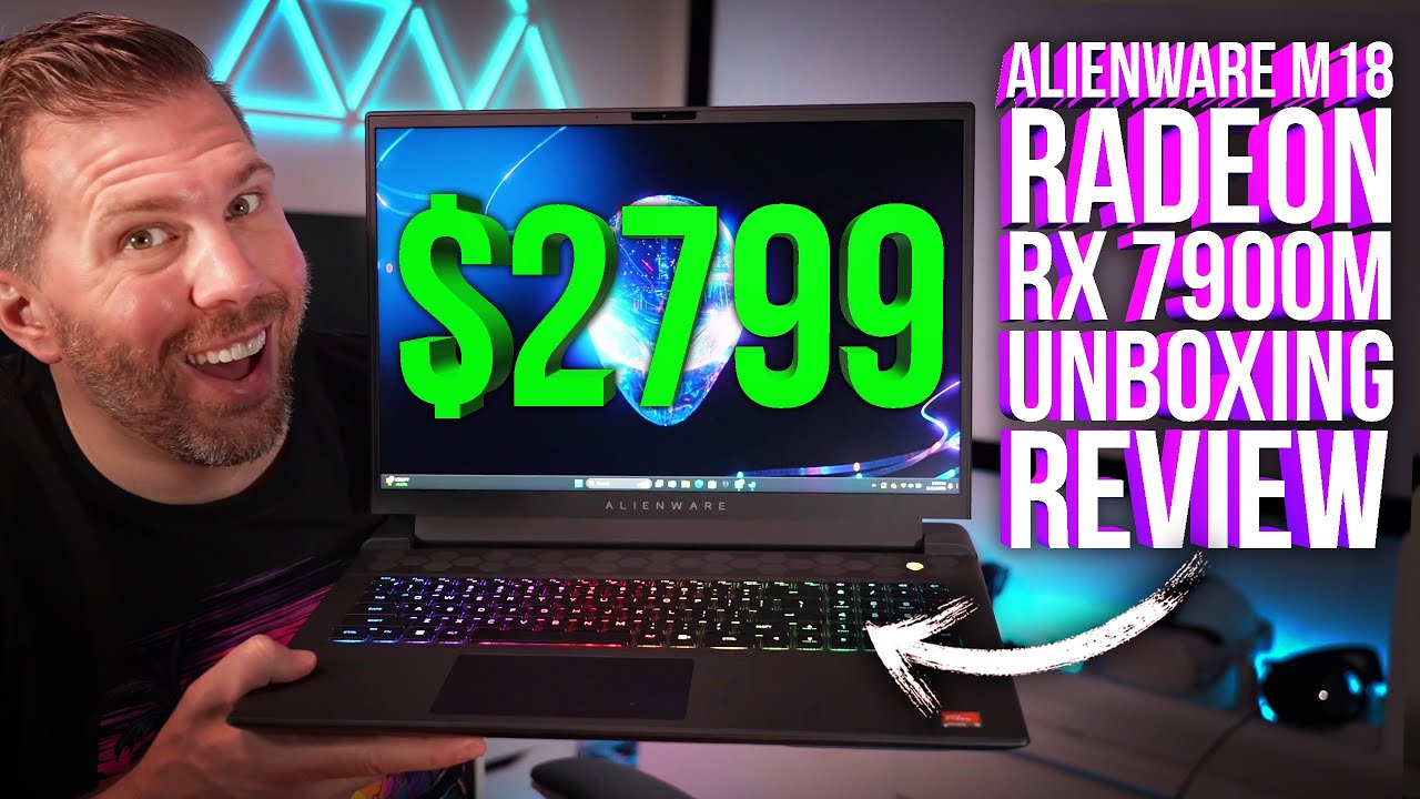 Alienware M18 AMD Radeon RX 7900M Unboxing Review! 10+ Game Benchmarks ...