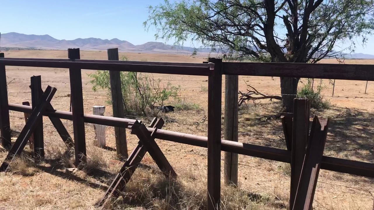 USA / Mexico International Border - Lochiel, Arizona - YouTube