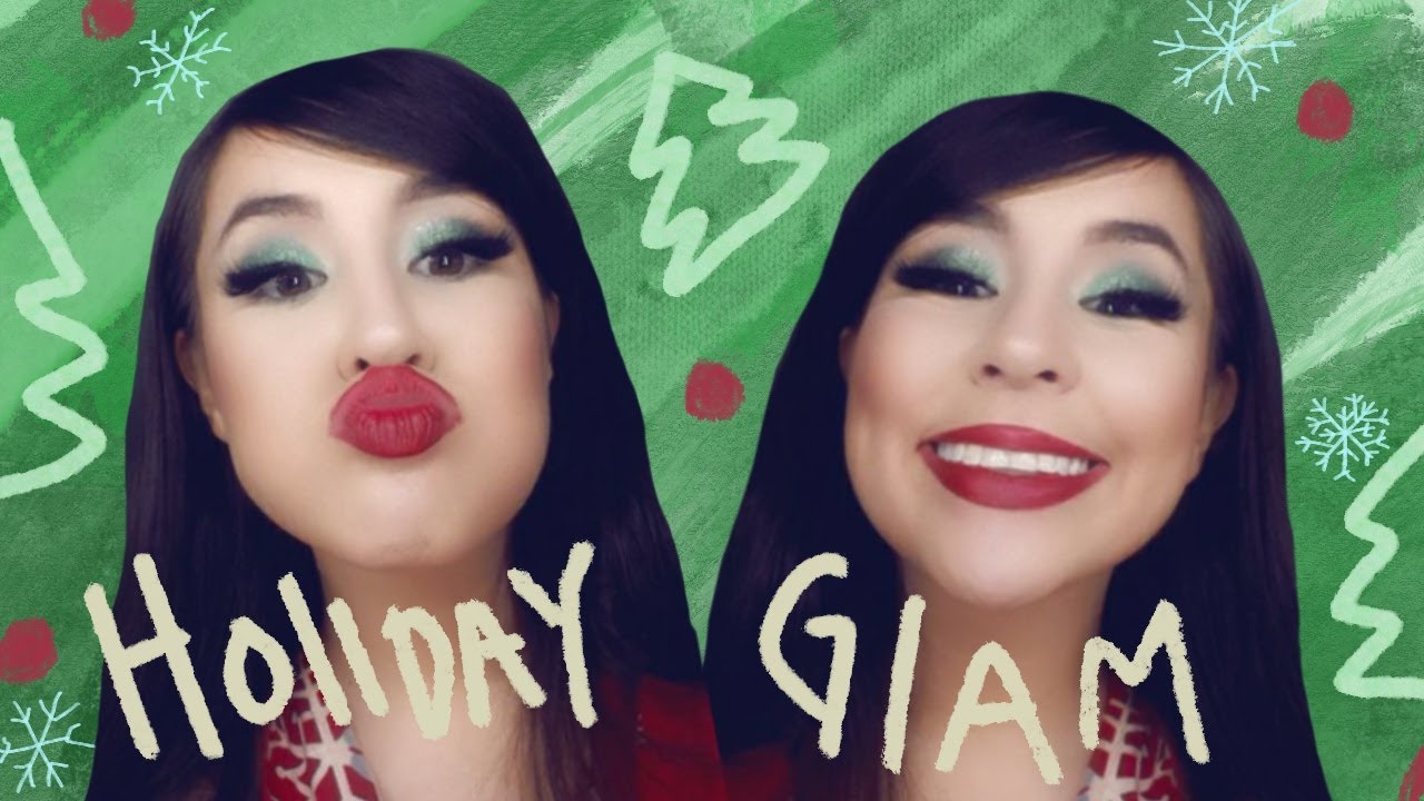 Holiday Makeup | Green Christmas! - YouTube