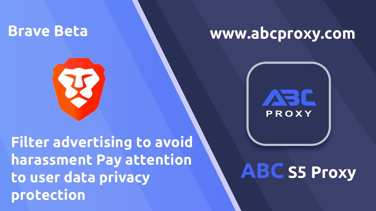 The most trusted proxy, ABCproxy uses tutorials in the Brave browser #proxy #socks5 #ips #brave ...