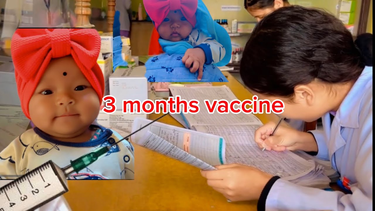 Baby vaccine video| baby getting 3rd vaccine| baby getting injection ...
