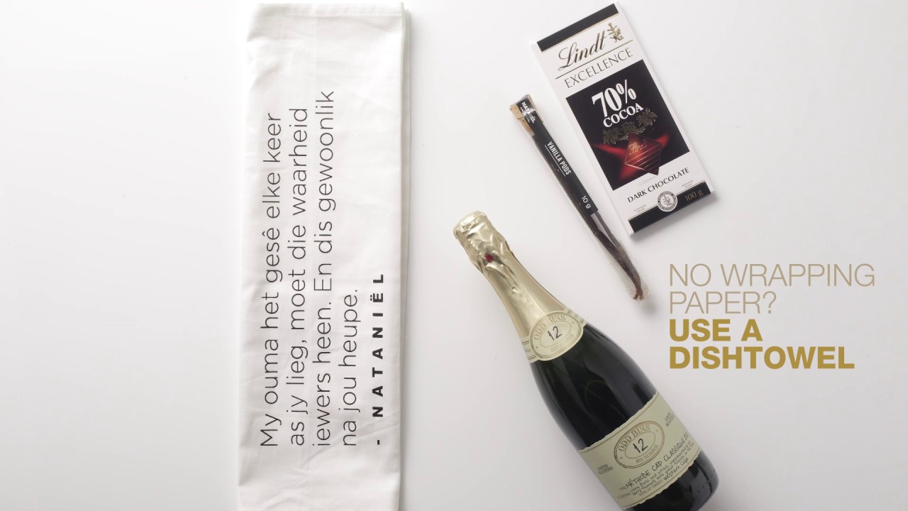No Wrapping Paper? Use a Dish Towel | Vine Society | Checkers - YouTube