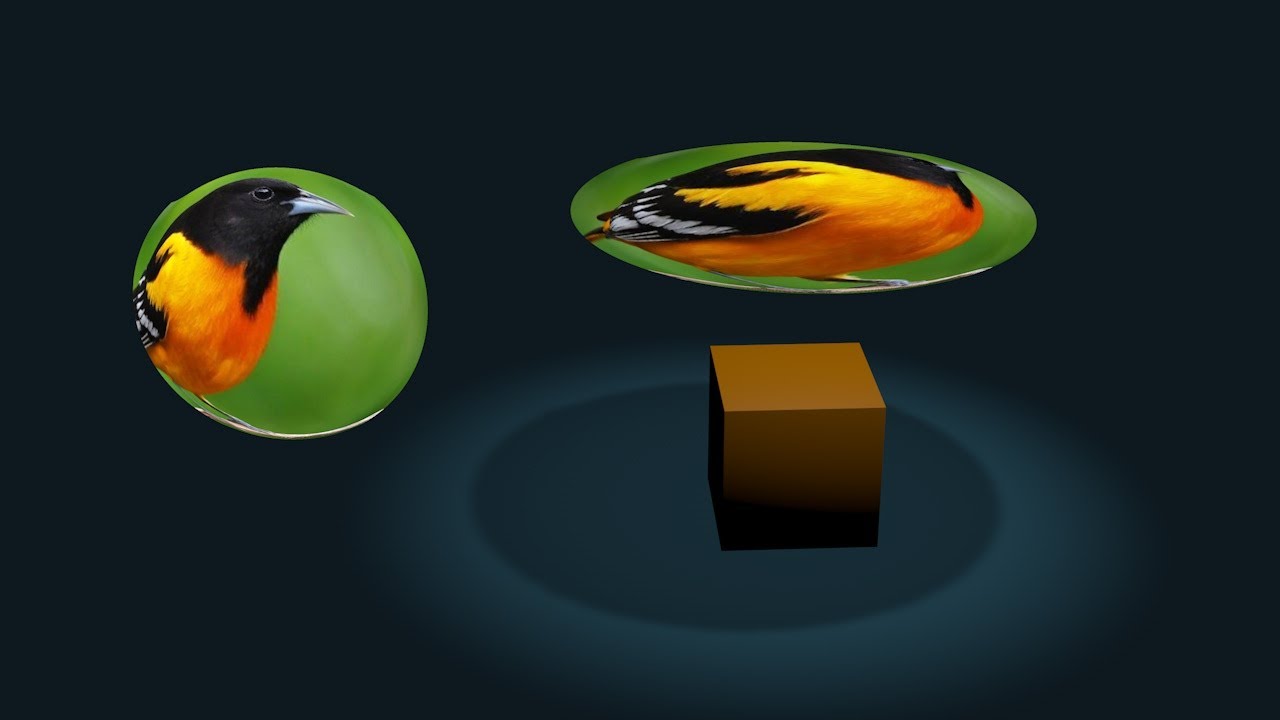 Flat sphere material animation in c4d - YouTube