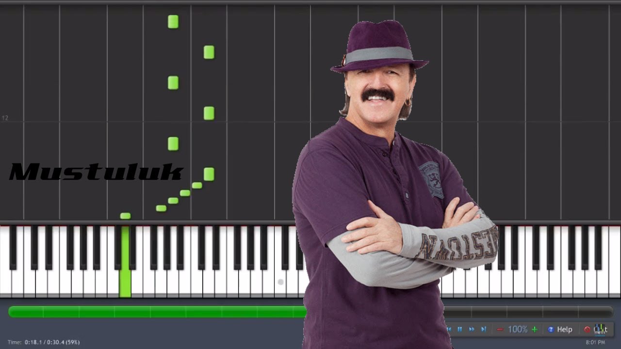 Haris Dzinovic - Mustuluk - Klavir tutorial - YouTube