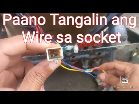 Paano magkalas ng Wire sa socket - YouTube
