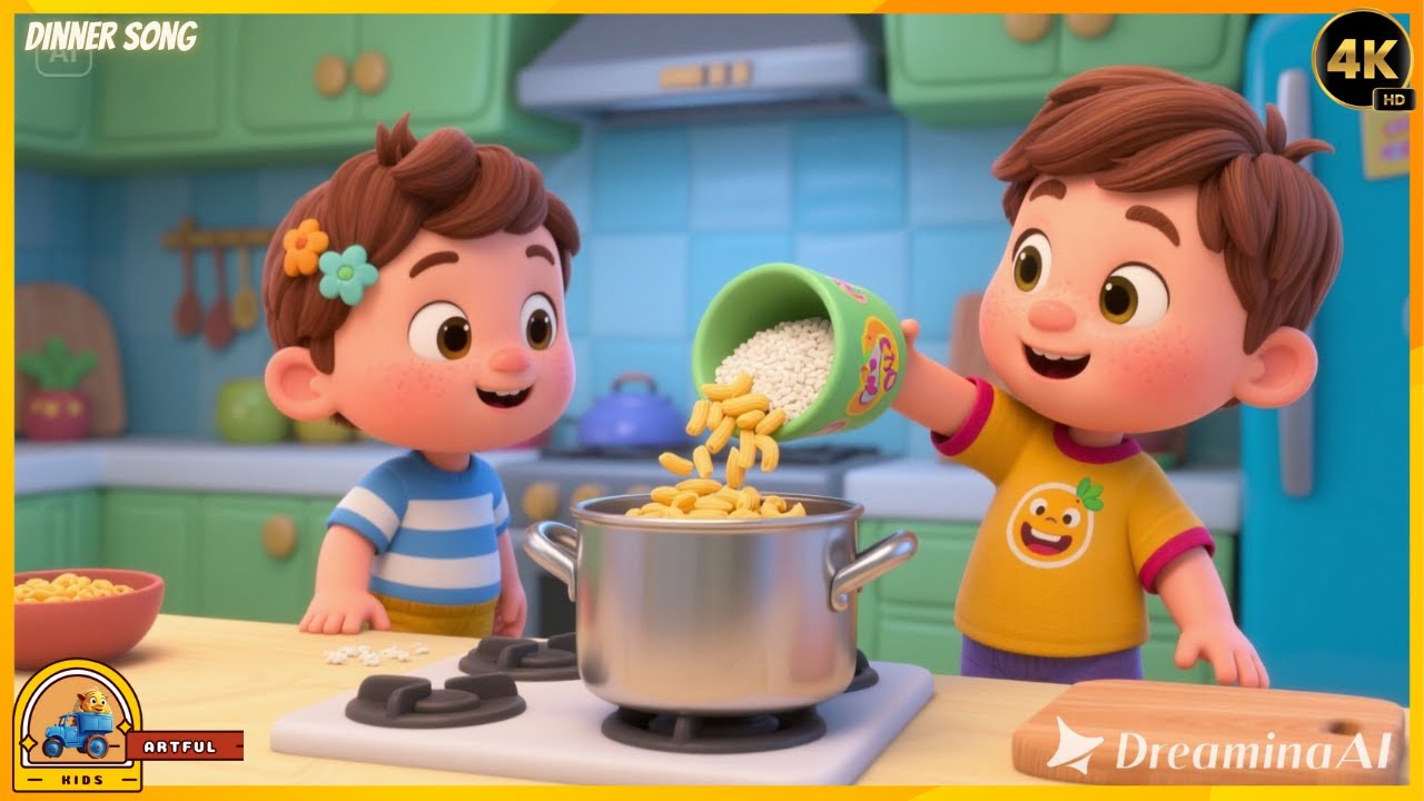 Kids Enjoy Dinner Recipe Song For Kids | Artful Animations - YouTube