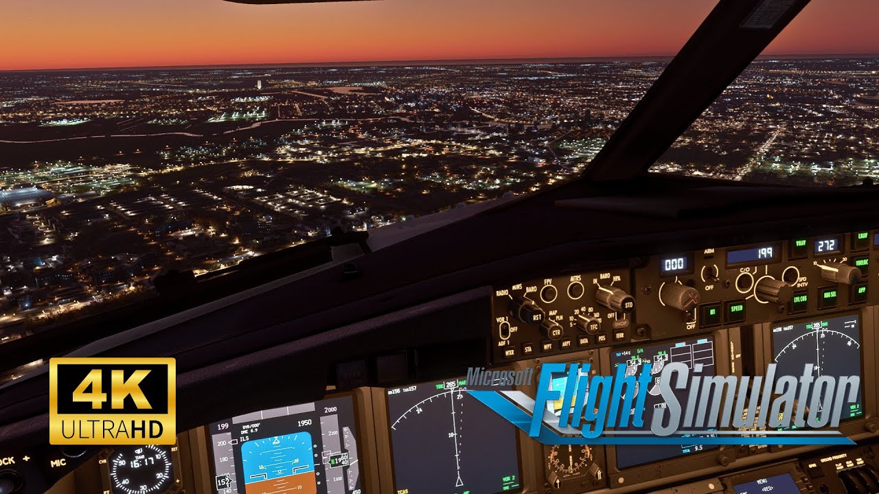 INSANE REALISM!! | MSFS Realistic Spectacular Night Graphics | Landing ...