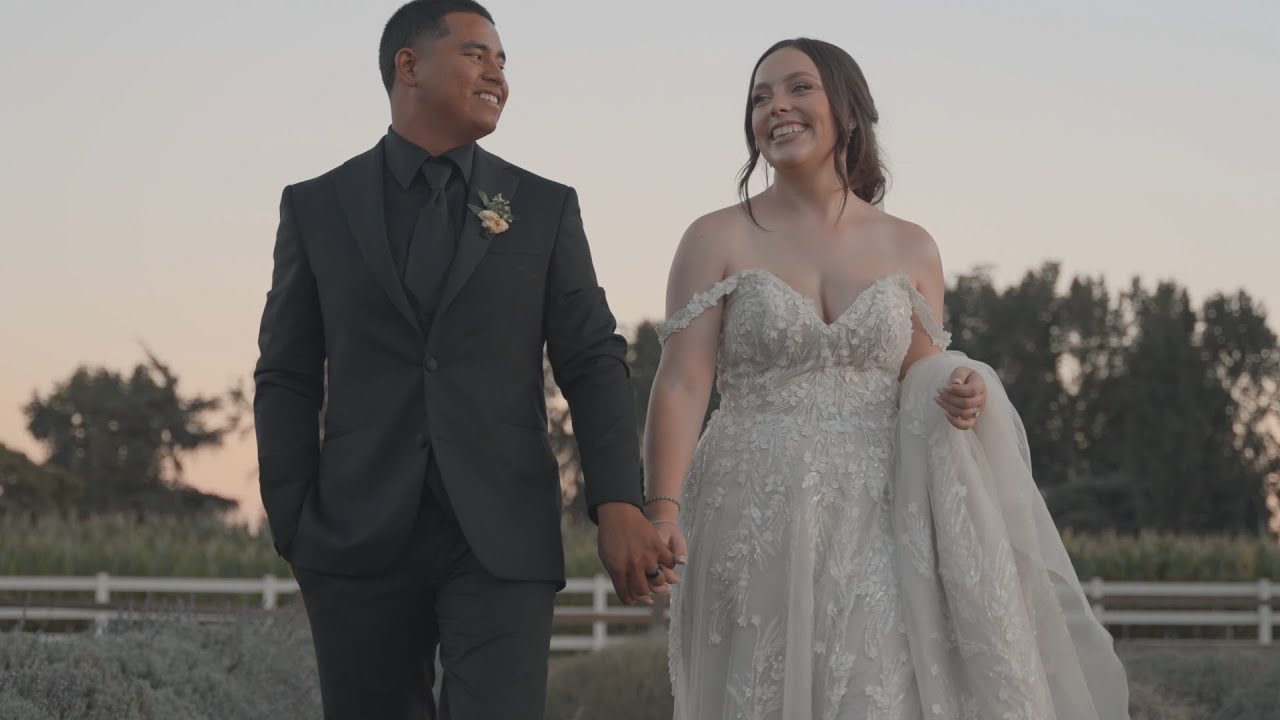 Jessica + Ricky Wedding Teaser | Pageo Lavender Farms Turlock, Ca - YouTube